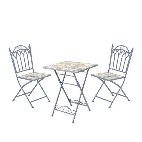 Sicily Mosaic Bistro Set Topline Group