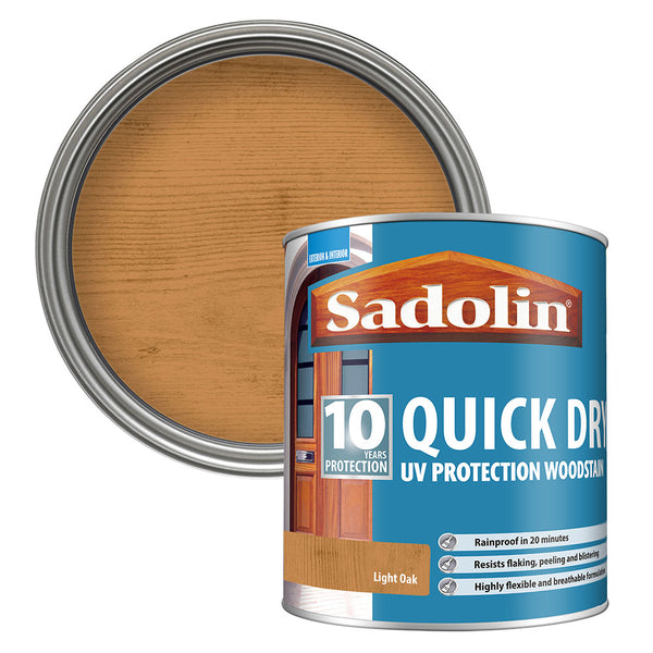 Sadolin Quick Dry Woodstain Light Oak 1L – Topline Group