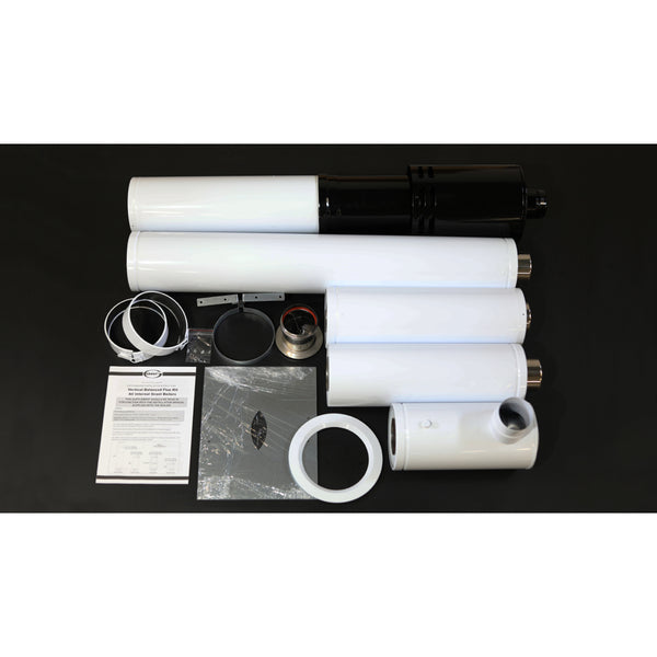 Adjustable Vertical 3m flue kit c/w terminal and storm collar – Topline ...