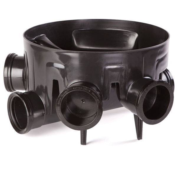 Wavin Osma Drain 450mm UIC Equal Base Black 110mm D/S – Topline Group